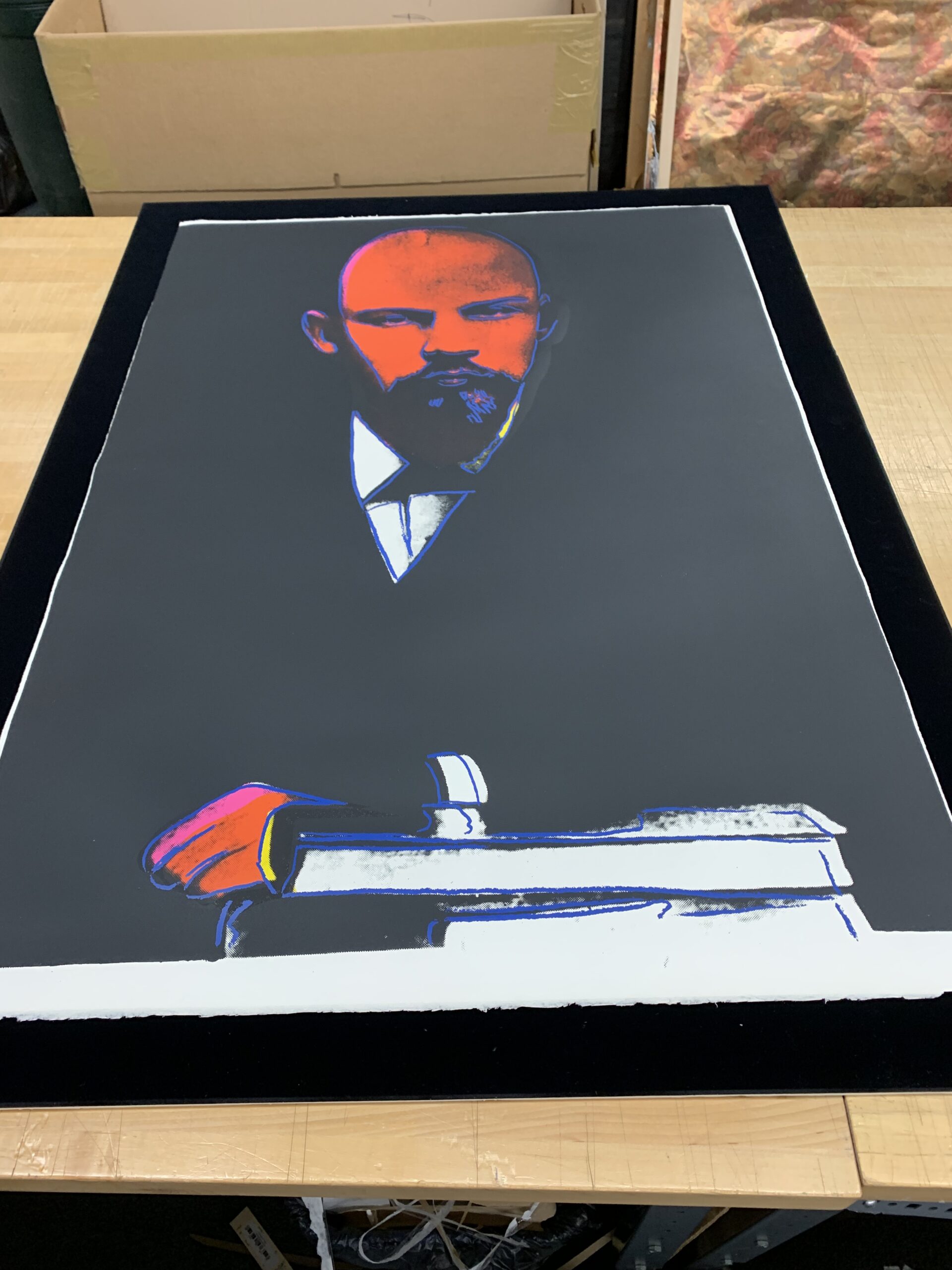 Black Lenin (fs Ii.402) by Andy Warhol | Printed Editions