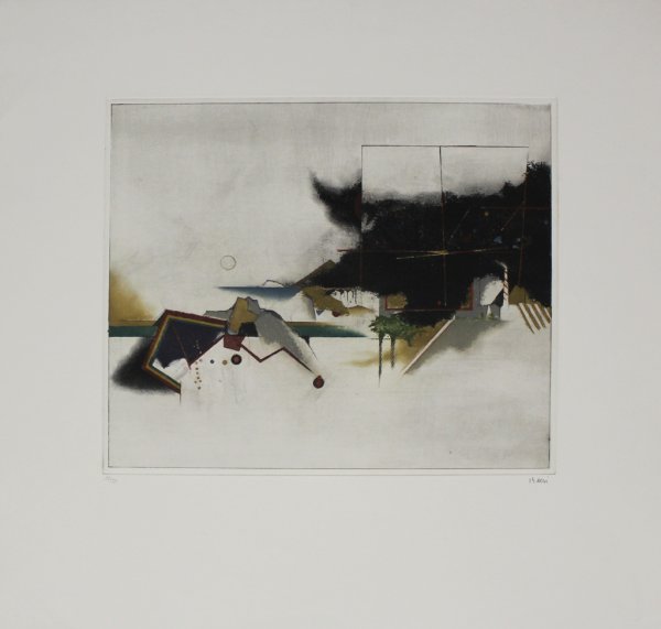 Graue Landschaft / Gray Landscape by Tuvia Beeri | Printed Editions