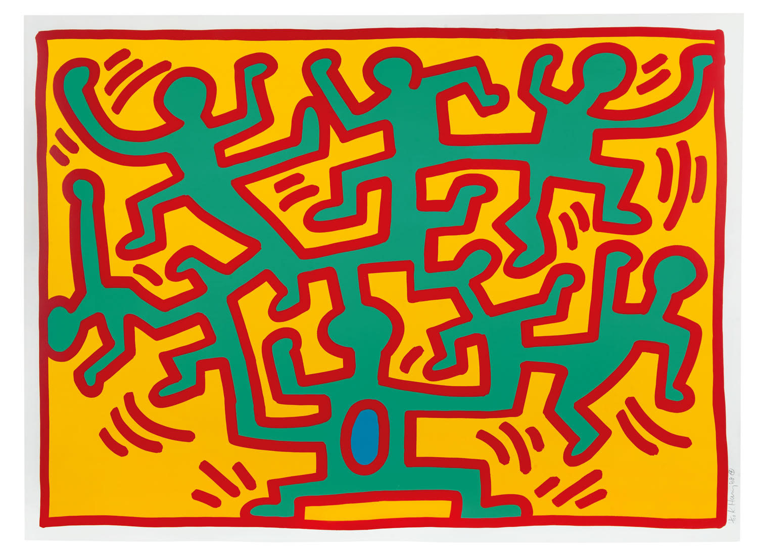Growing ii by Keith Haring | Printed Editions