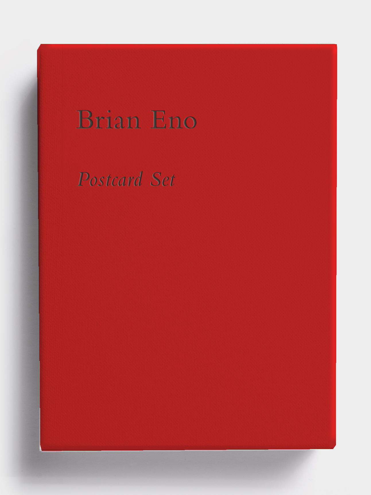 Postcard Set (Bright Red) by Brian Eno | Printed Editions