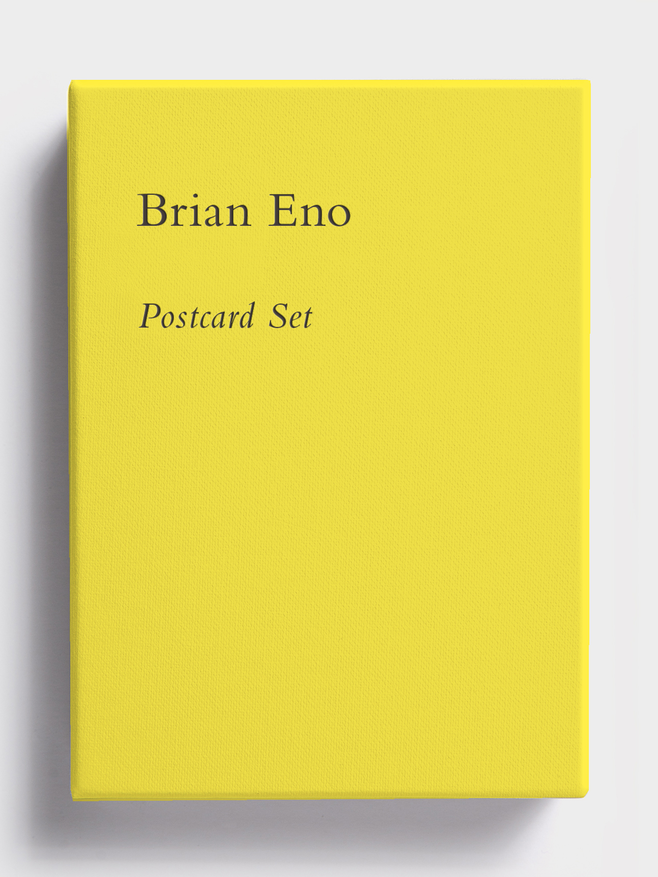 Postcard Set (Factory Yellow) by Brian Eno | Printed Editions