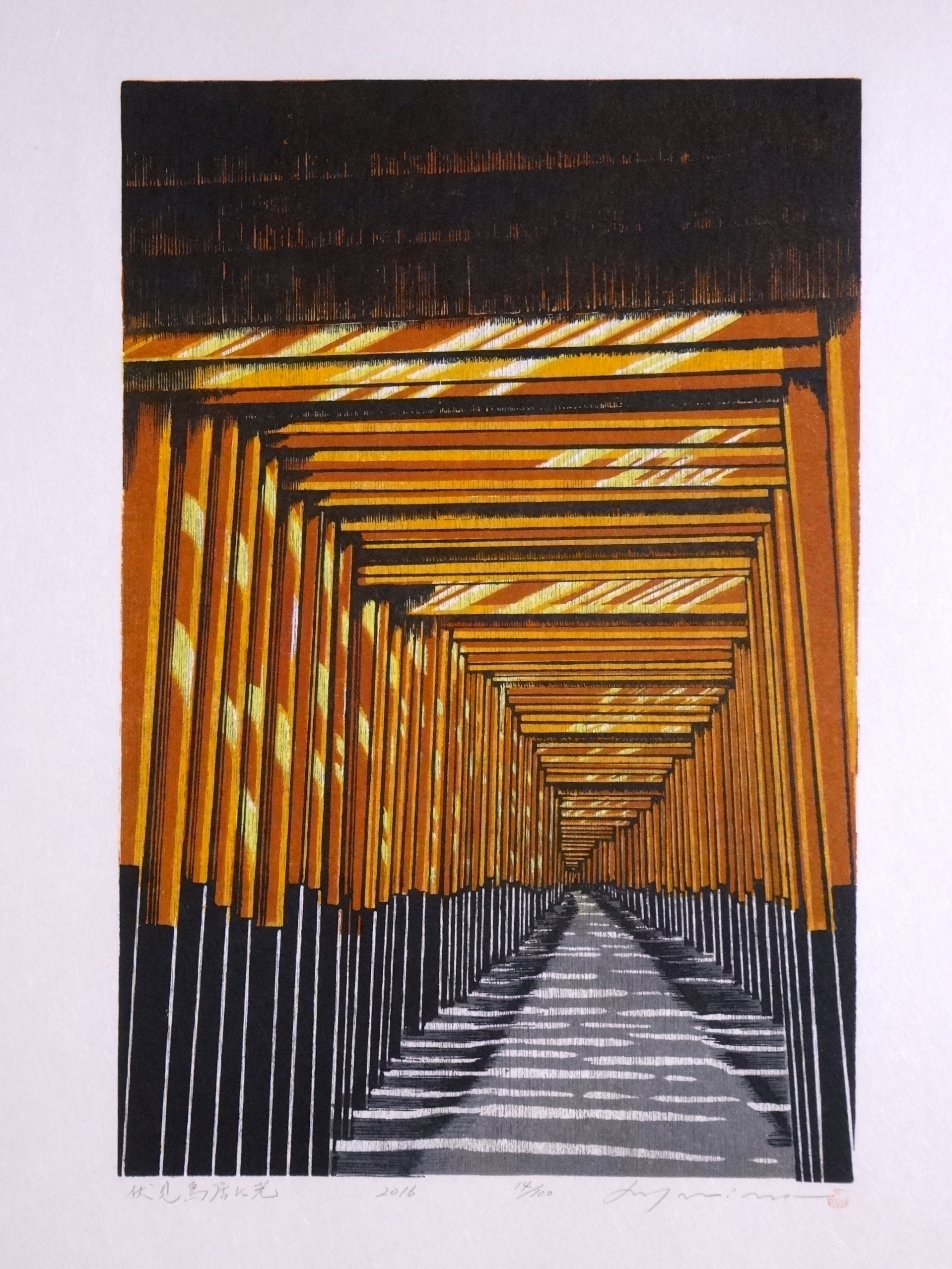 The Light Shines on Fushimi Torii by Ray Morimura | Printed Editions