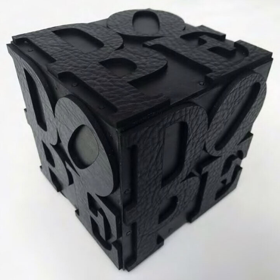 Black Leather DOPE Box – Half Footer by DL Warfield | Printed Editions