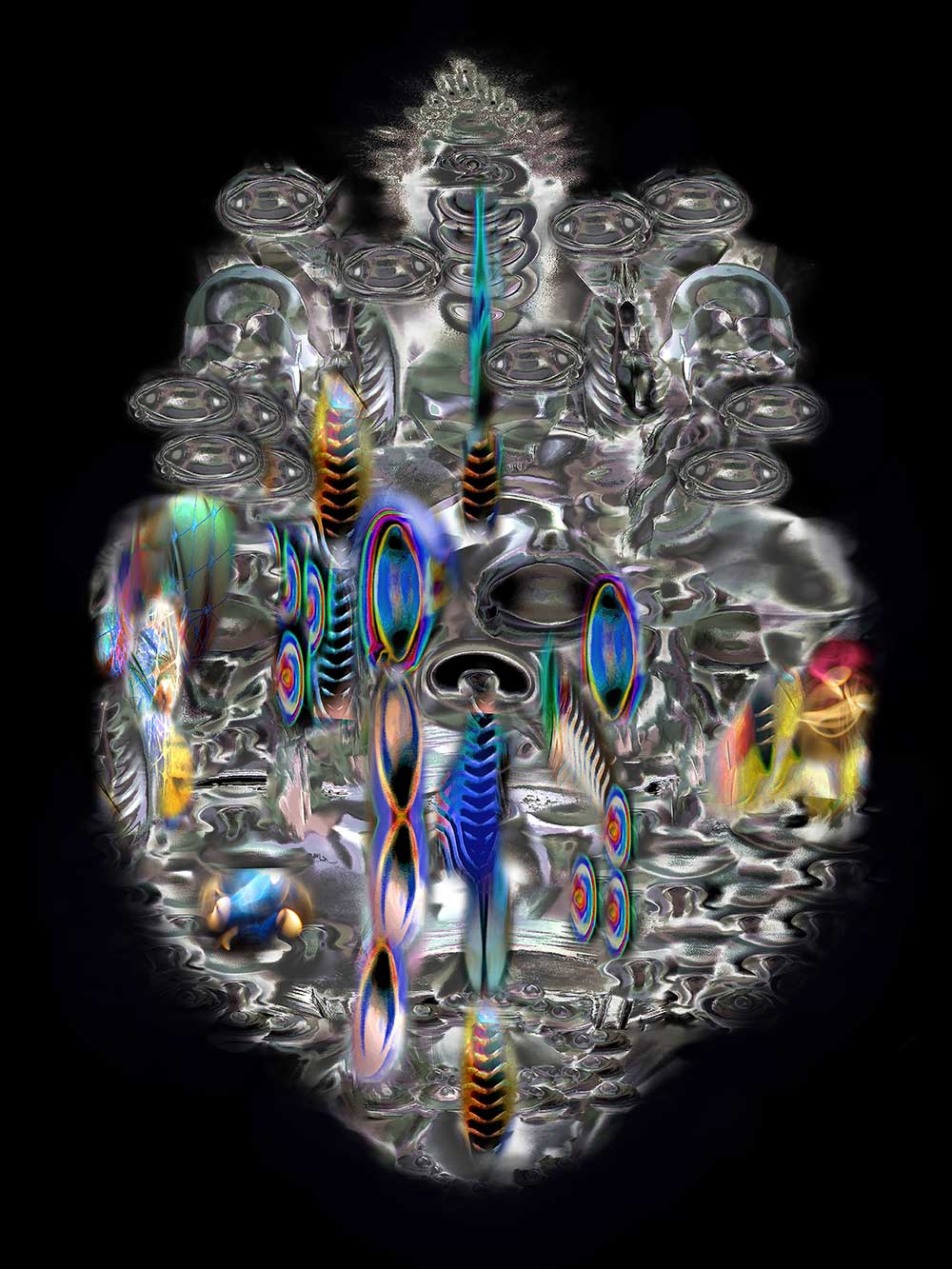 Metallic Binge Floater by Gary Justis | Printed Editions