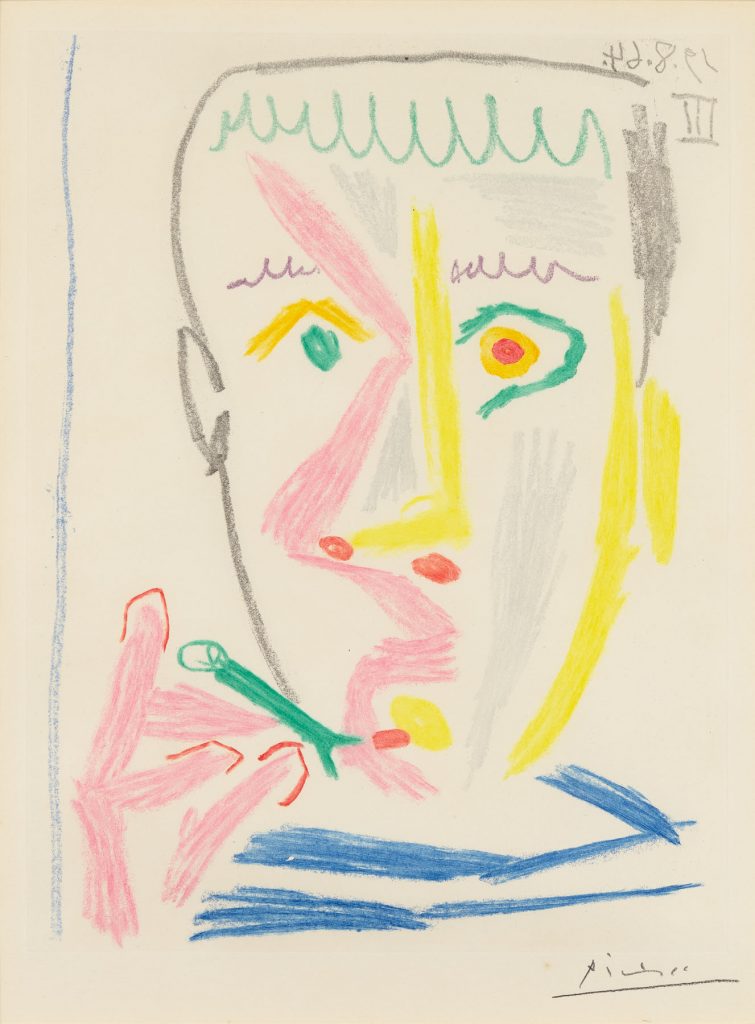 Smoker 2 by Pablo Picasso | Printed Editions