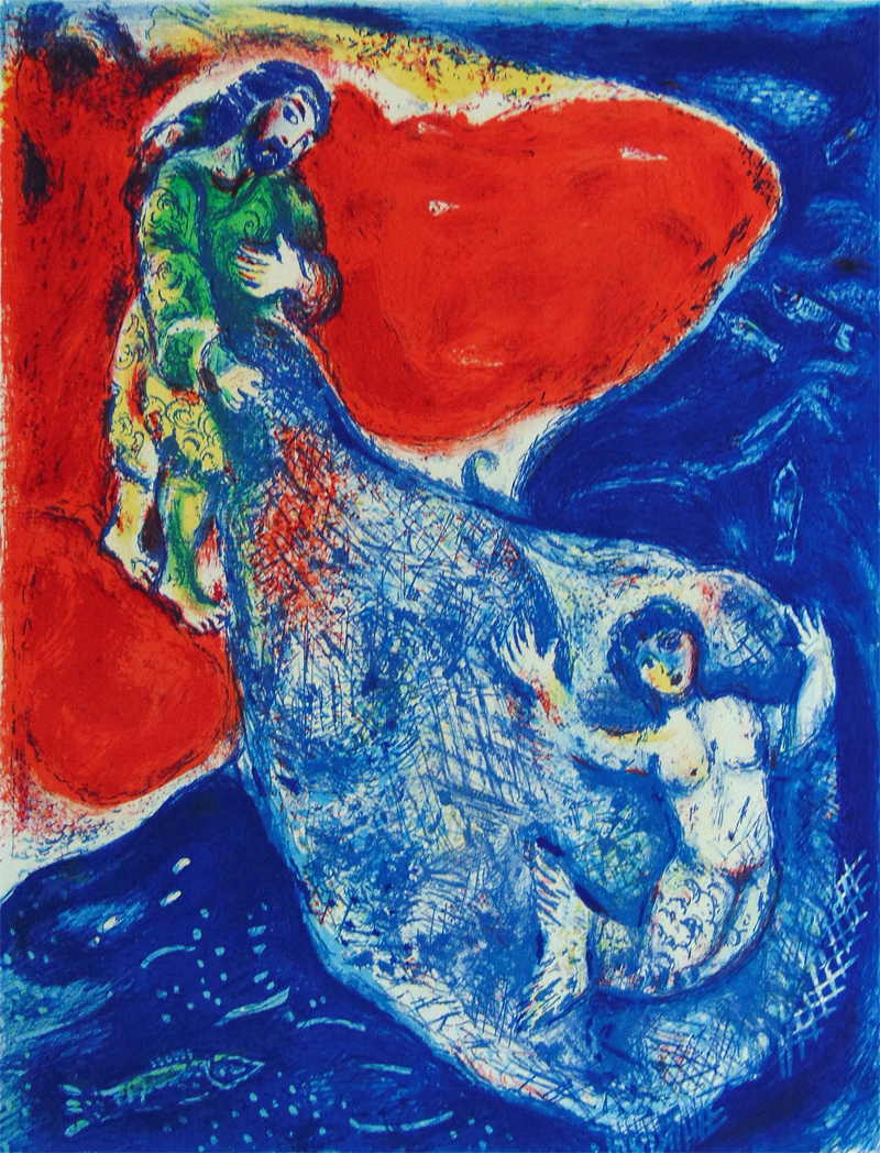 The Poet Reclining Marc Chagall