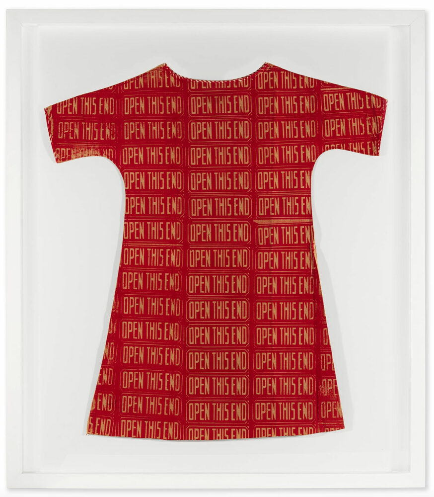 Open this end (Paper dress) by Andy Warhol | Printed Editions