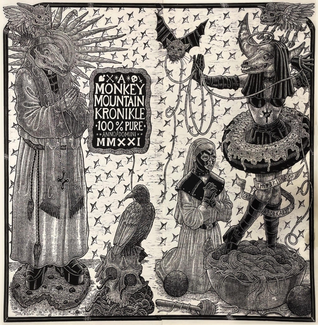 A Monkey Mountain Kronikle” by Tom Huck | Printed Editions