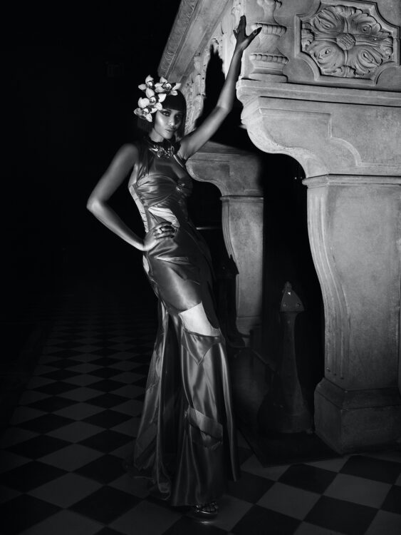 Iman, The Fireplace by Markus Klinko | Printed Editions