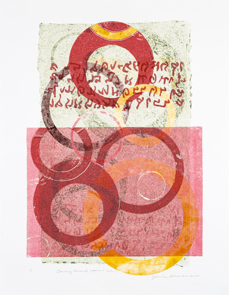 Coming around again! title 2 by Jeanne Schneider | Printed Editions