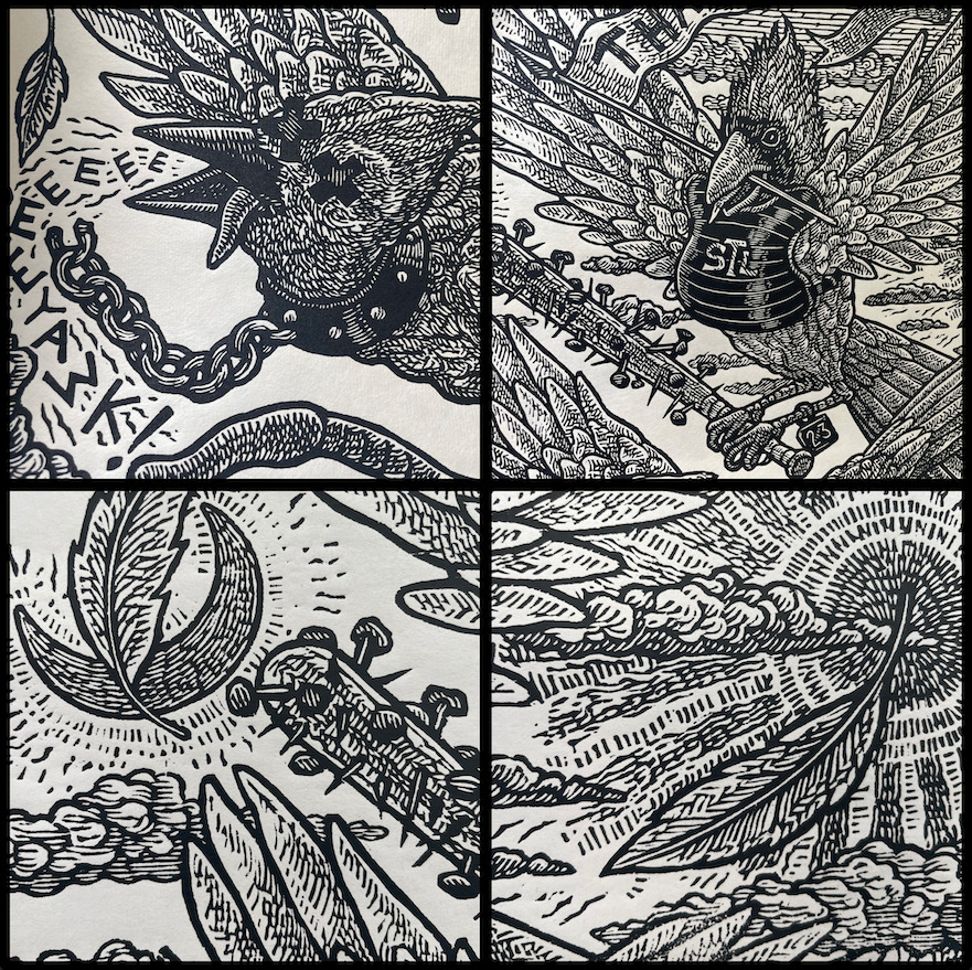 Bird Battle by Tom Huck | Printed Editions