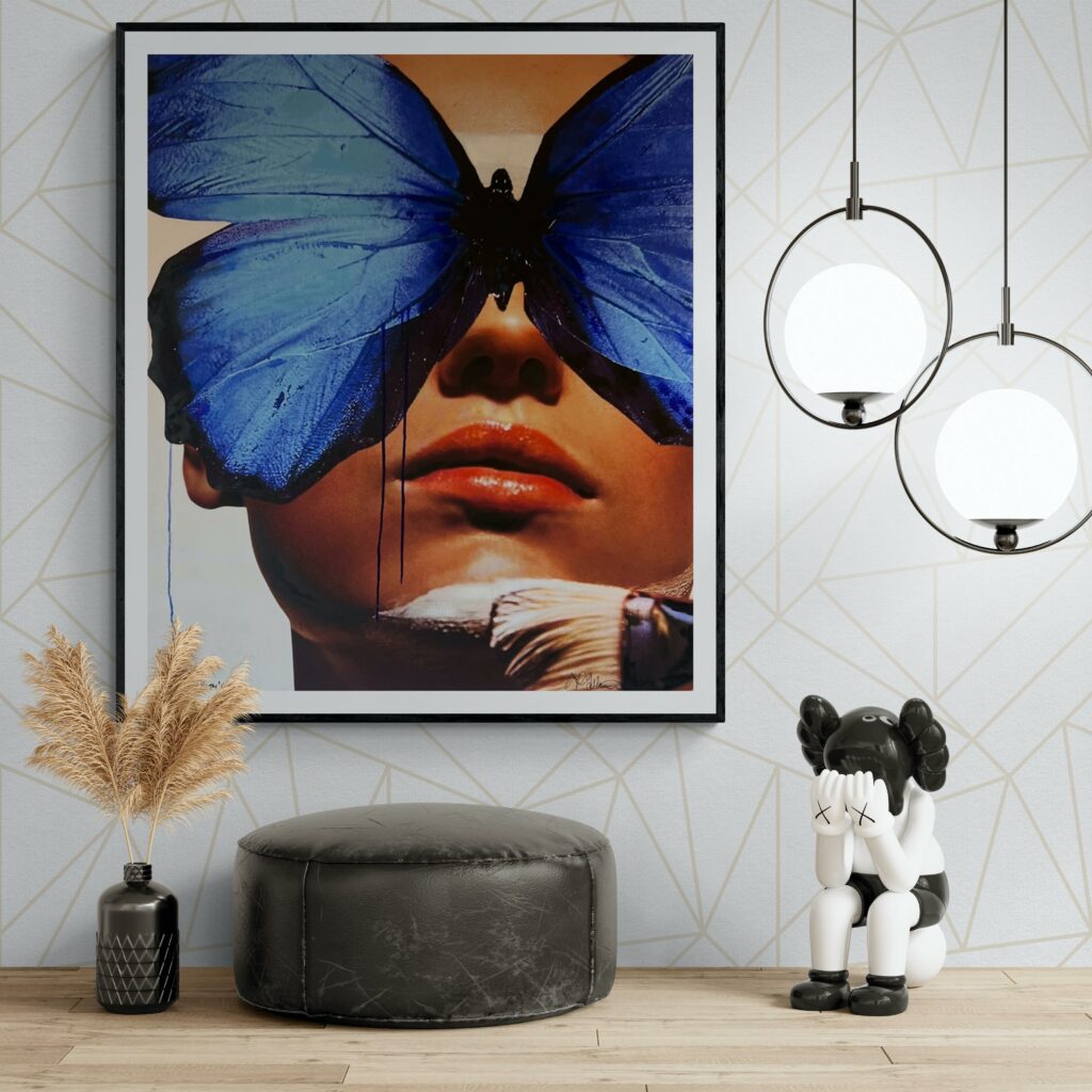 Miss Morpho Cobalt by Amanda Johnstone | Printed Editions