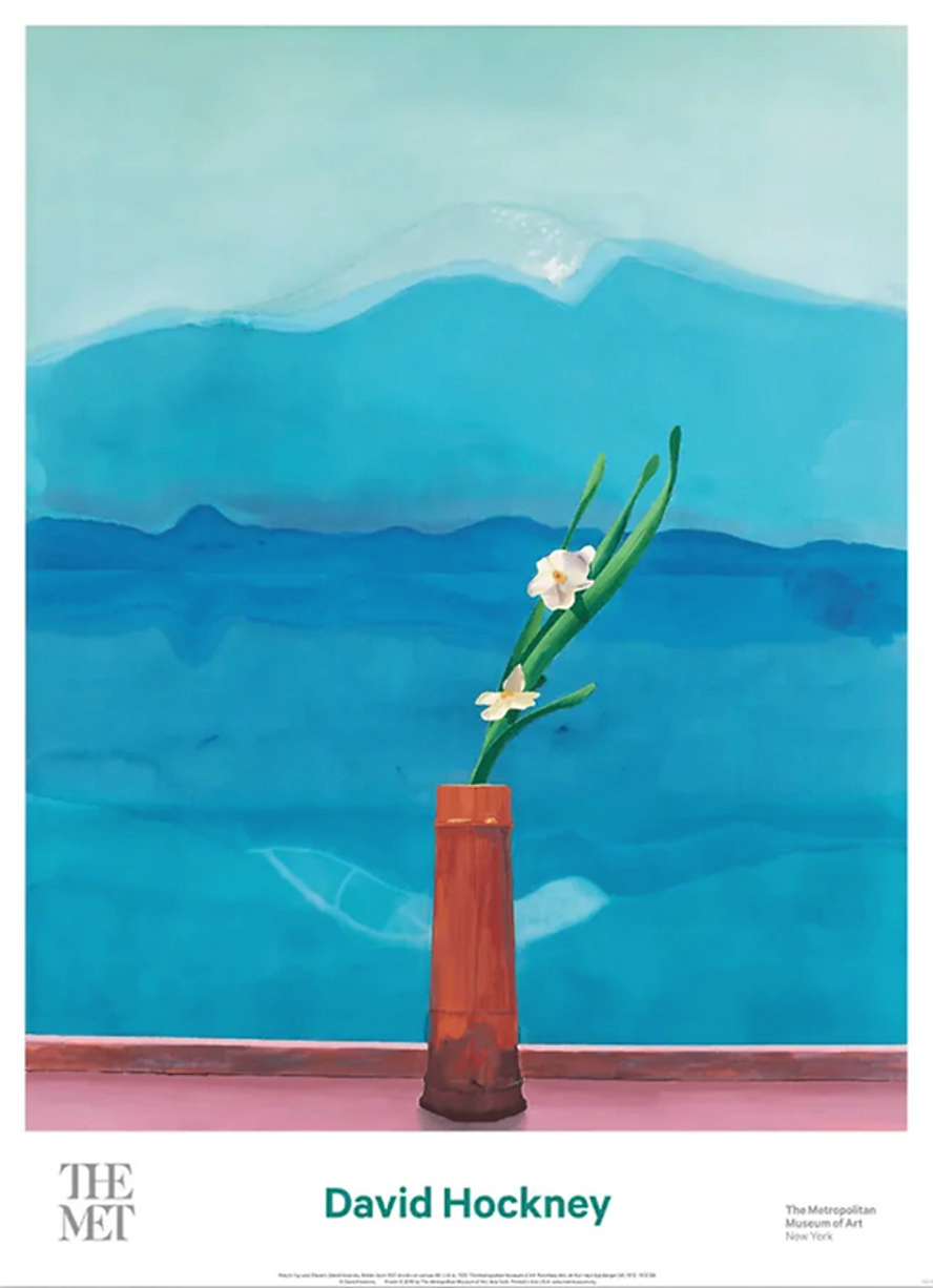 Mount Fuji And Flowers by David Hockney | Printed Editions