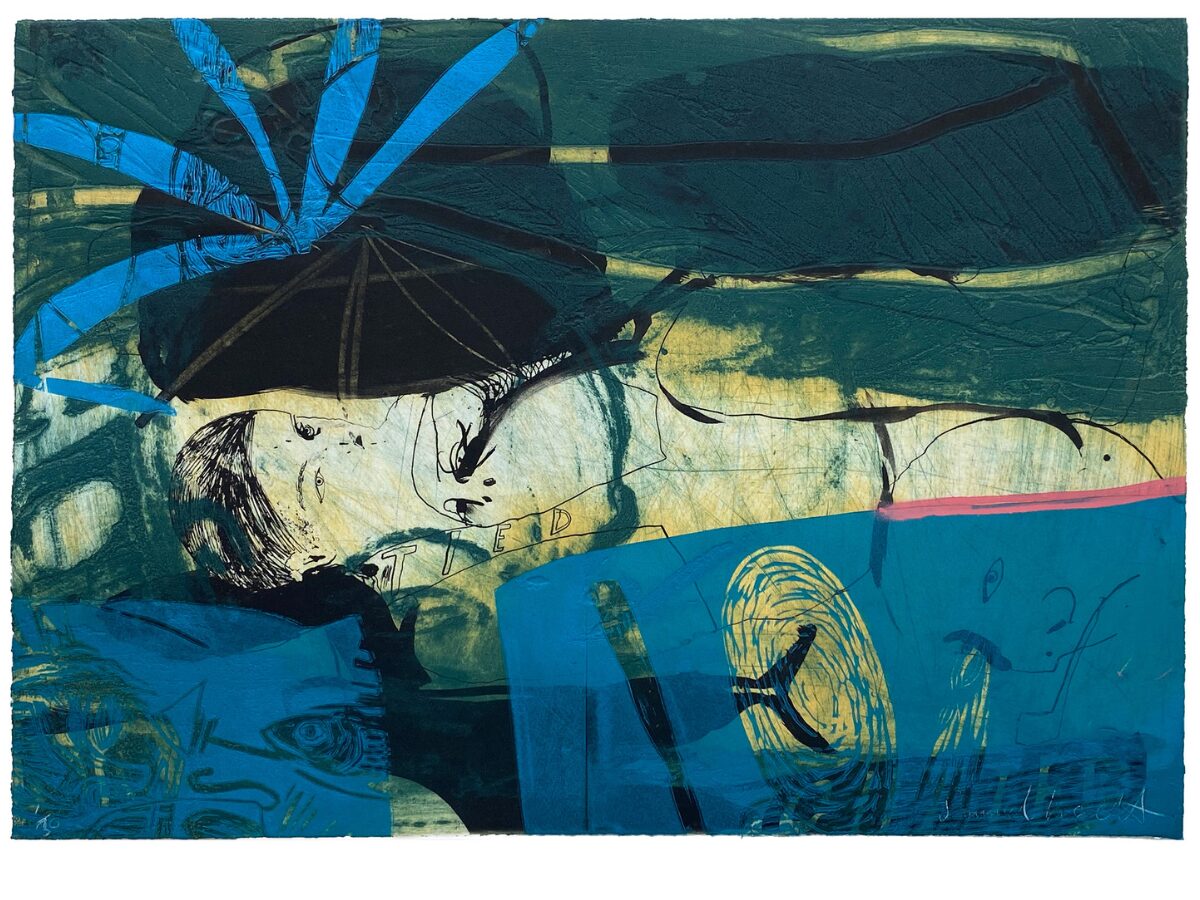 With Fish and Black Flower by Samuel Bassett | Printed Editions