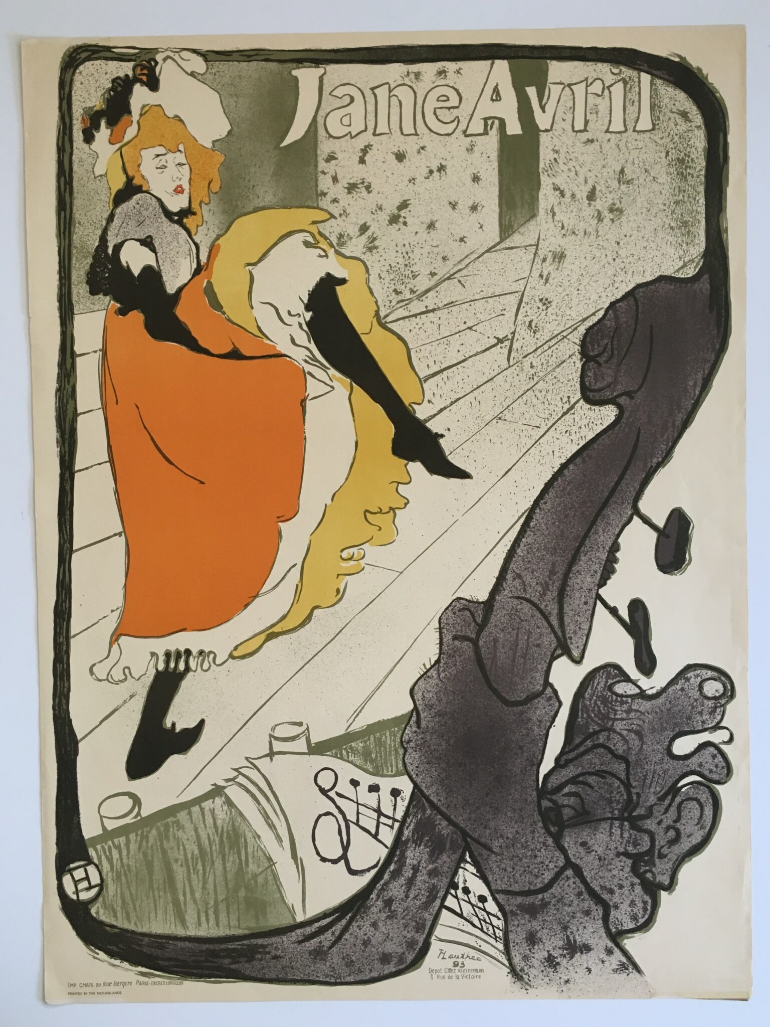 Jane Avril by Henri de Toulouse-Lautrec | Printed Editions