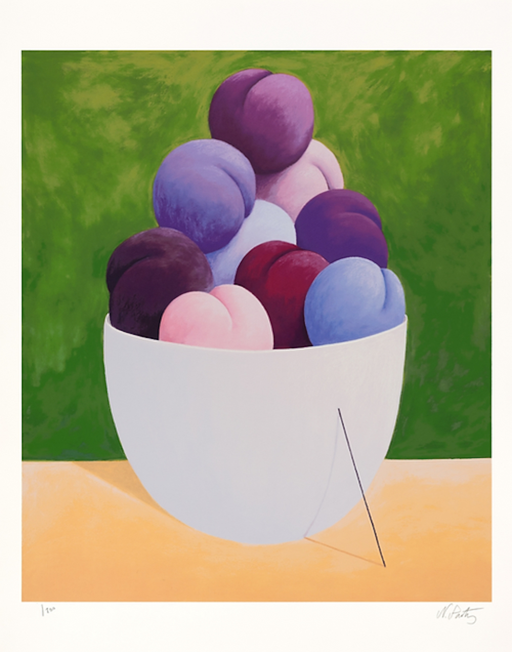 Purple Peaches by Nicolas Party | Printed Editions